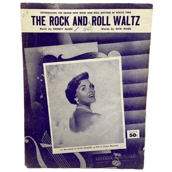 Office | Piano Sheet Music Kay Starr The Rock And Roll Waltz Shorty ...